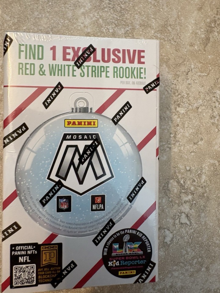 2025 Panini Mosaic NFL Football Holiday Box Factory Sealed Trading ...