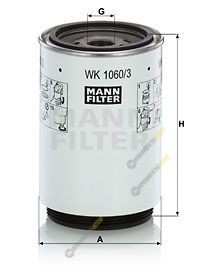 1 x MANN Fuel filter WK 1060 3 X | eBay Australia