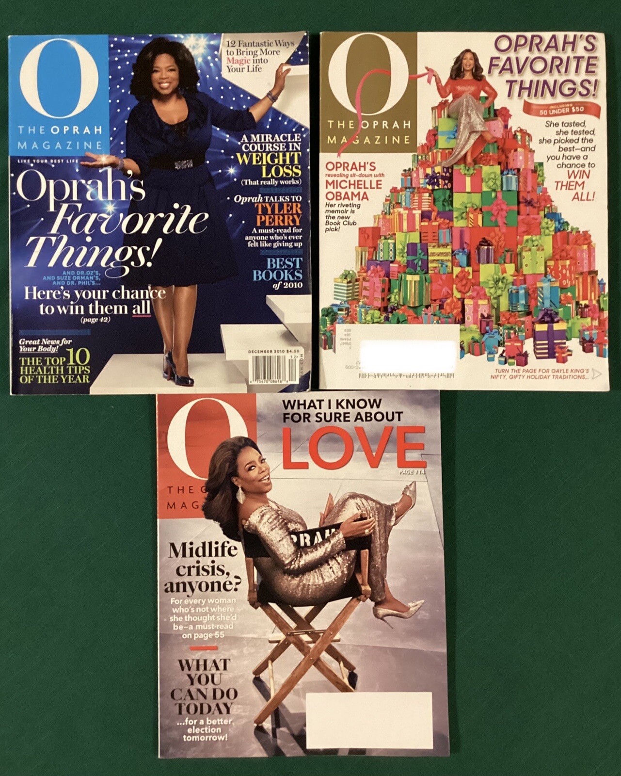 O The OPRAH Magazine “Favorite Things” Issues 2010 2018 Love Feb 2020 ...