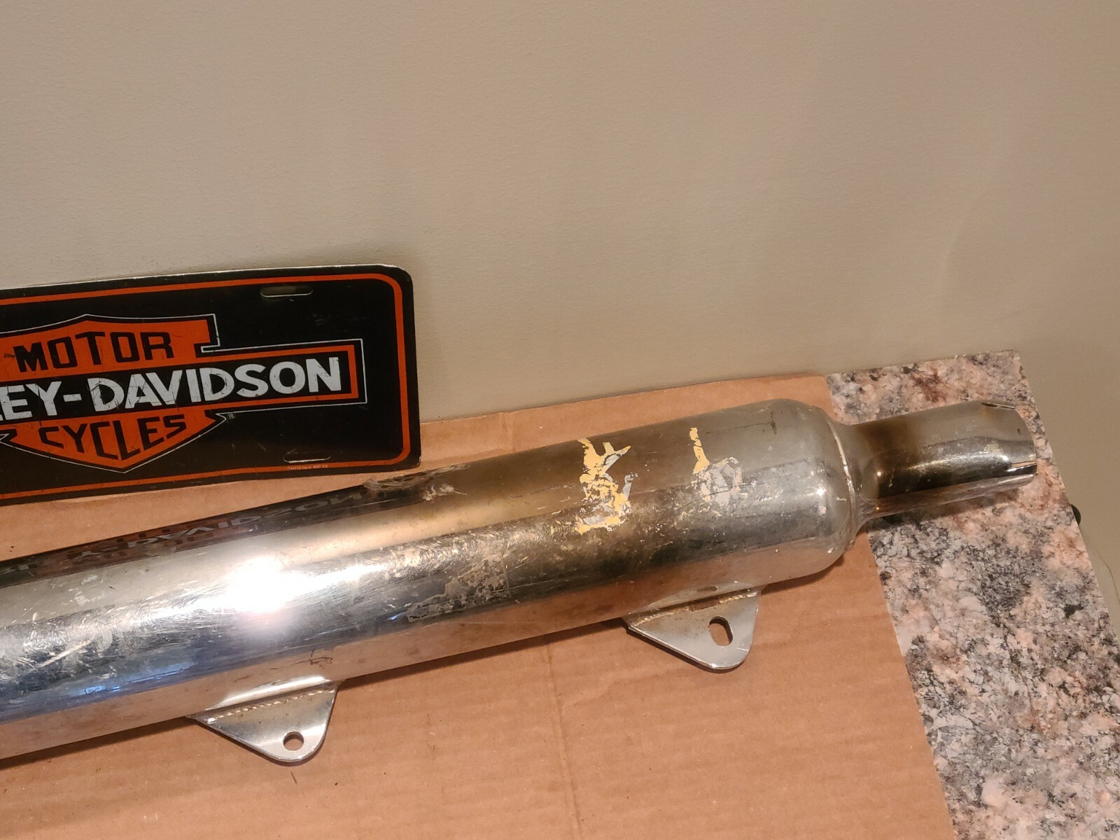 Harley Panhead Shovelhead Fishtail Exhaust Pipe Muffler ? | eBay