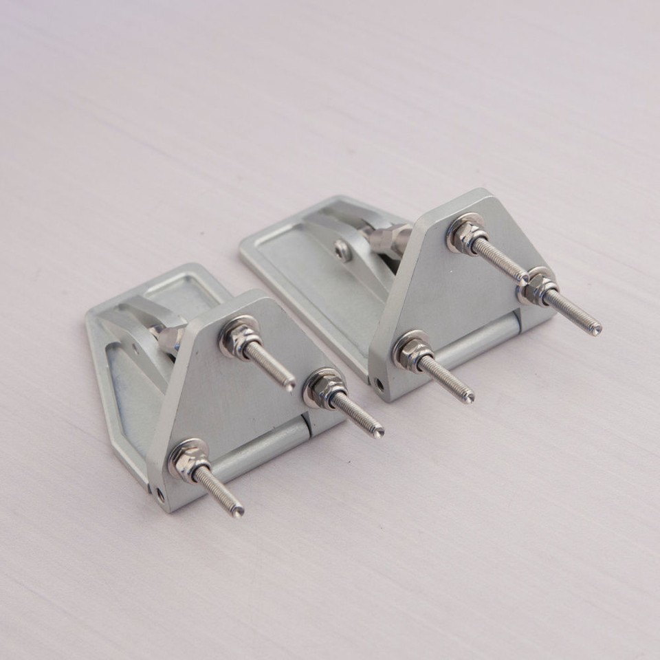 Aluminum Emulational Trim Tab Adjustable 55mmX38mm 1 Pair For RC Boat ...