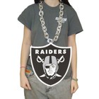 Las Vegas Raiders Head BIG LOGO 3D Fan Chain Foam Necklace | eBay