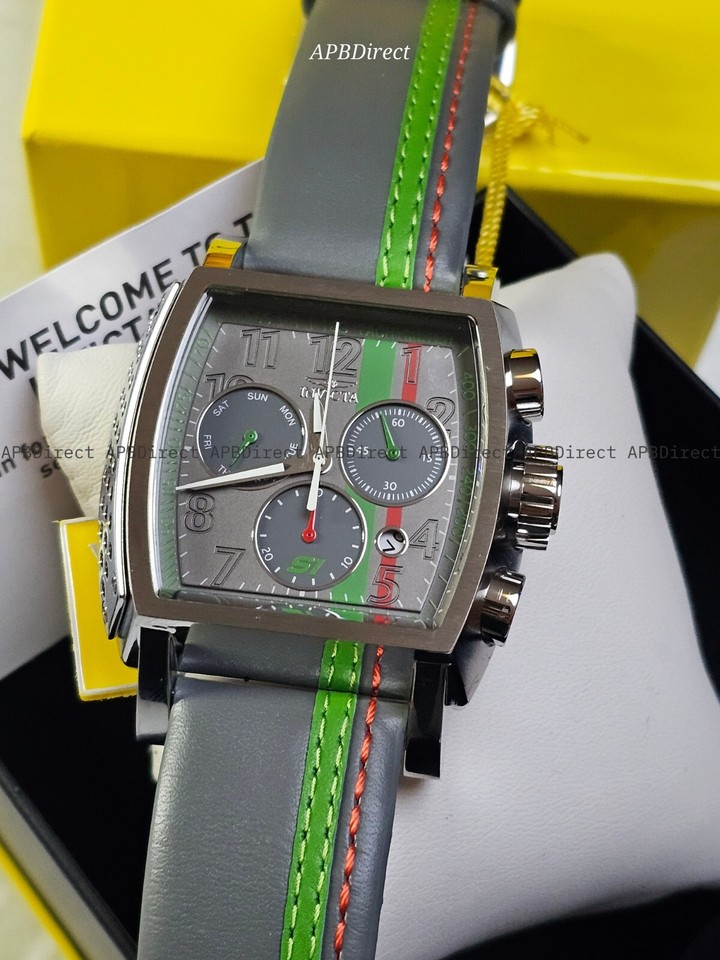 Invicta – S1 Rally – Race TEAM Swiss Z60 Chronograph Gray RED GREEN ...