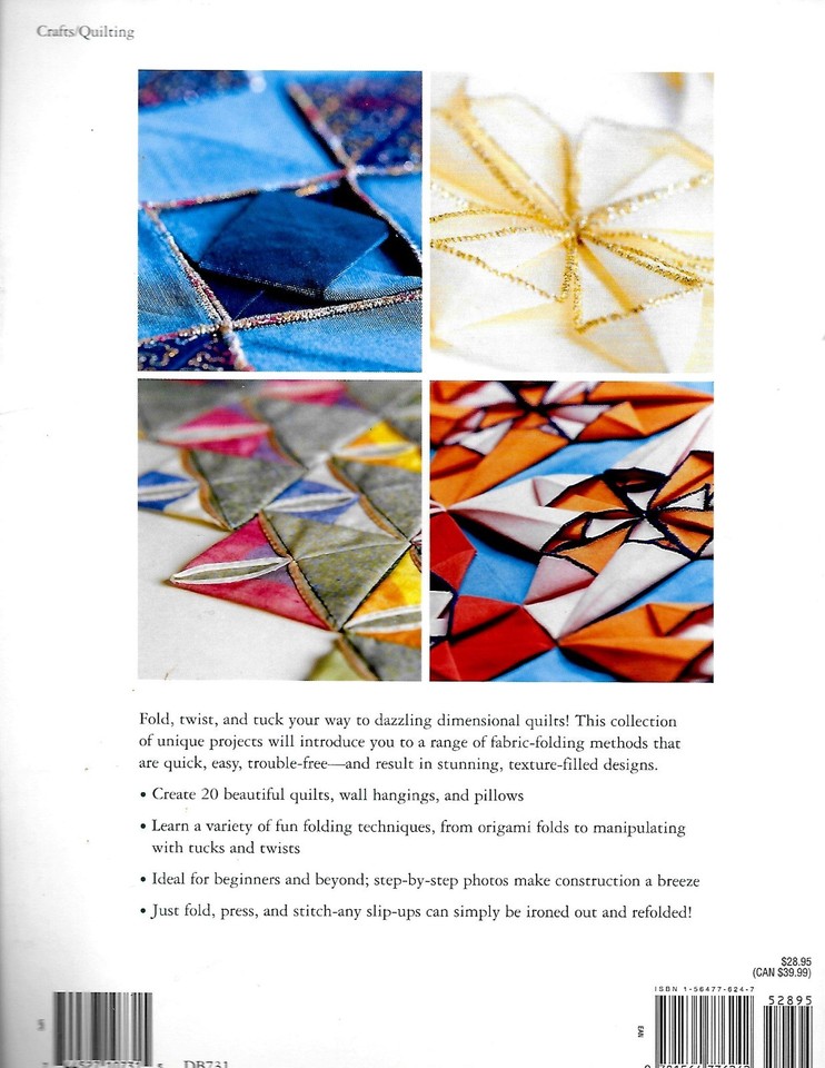 Origami Quilts 20 Folded Fabric Projects by Louise Mabbs & Wendy Lowes ...