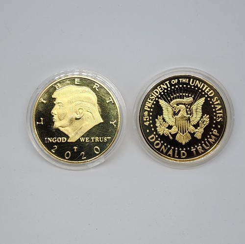 Liberty Trump 2020 In God We Trust 45th President MAGA USA Gold Coin | eBay