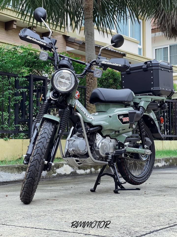 45L REAR RACK LUGGAGE HARD BOX CASE CARRY FOR HONDA CT125 TRAIL HUNTER ...