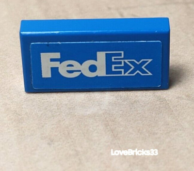 LEGO FedEx Delivery Mail Packages REAL JOB Logo Truck Station Holiday ...