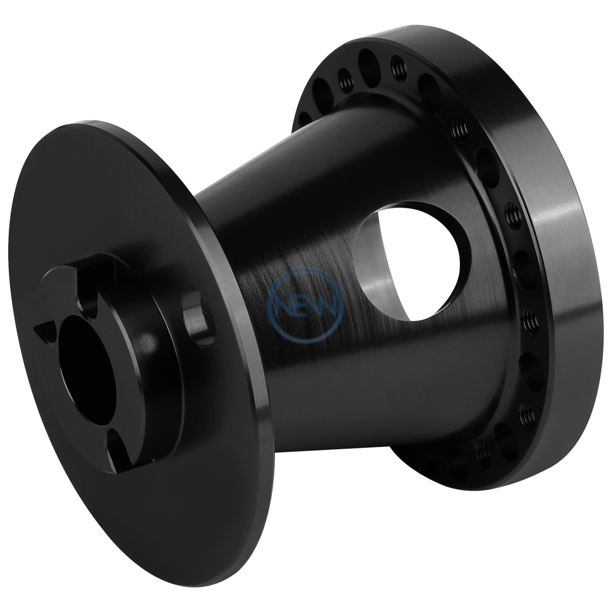 Black 6-Hole Steering Wheel Hub Adaptor for Mit 1G 2G Eclipse/Lancer ...