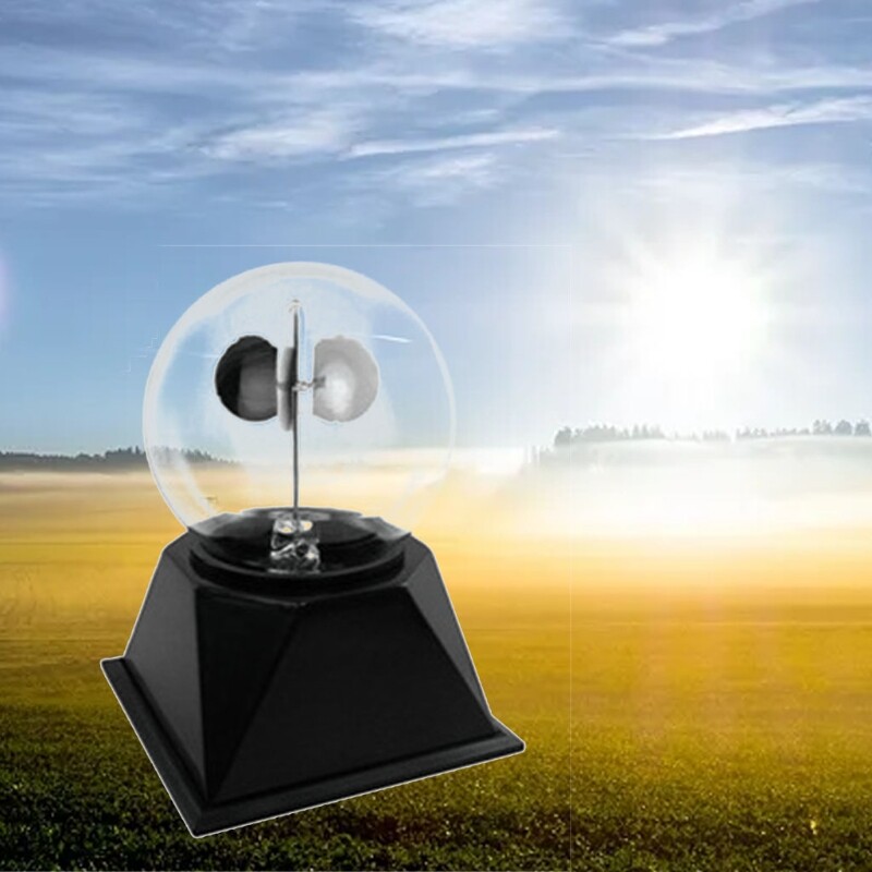 Solar Power Radiometer Crookes Spinning Vanes Glass Windmill Home Desk ...