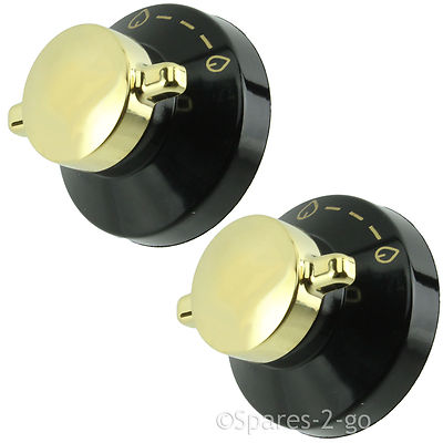 STOVES Oven Knob Gas Cooker Hob Grill Flame Control Switch Dial Black ...