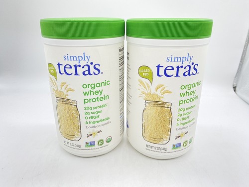 Tera's Whey Protein Powder Grass-Fed Lactose Free Organic 2pk - 12 oz ...