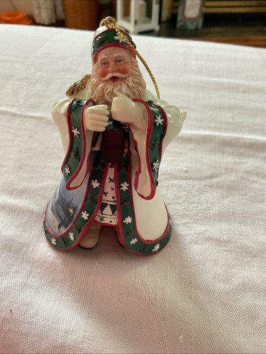 Thomas Kinkade Ashton Drake DAWN OF CHRISTMAS DAY SANTA Christmas ...