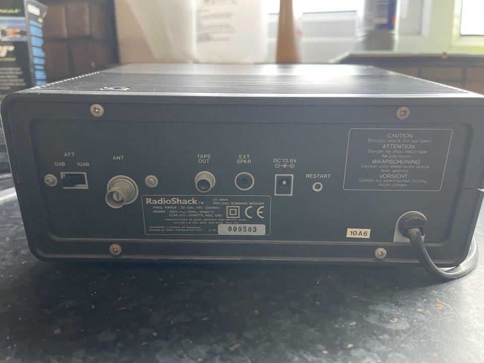 PRO-2042 Scanner Receiver 1000 Channel Realistic | eBay UK