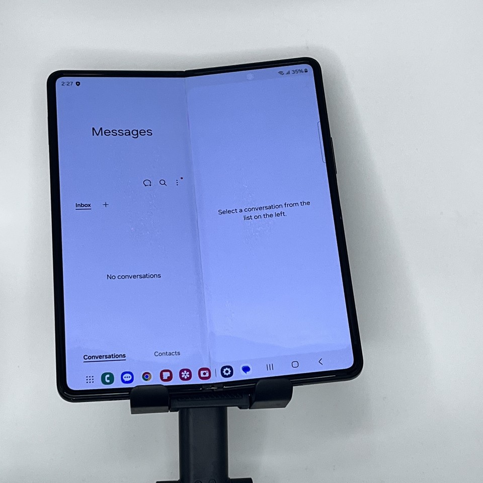 Samsung Galaxy Z Fold3 5G SM-F926U 256GB Phantom Black Unlocked W035218 ...