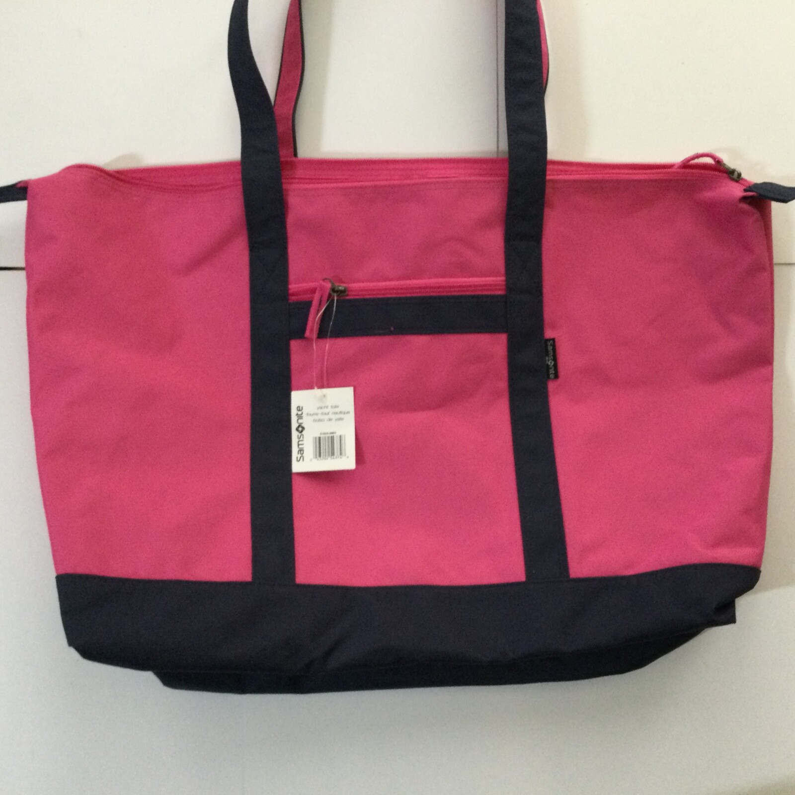 Samsonite Pink Navy Yacht Tote Bag New | eBay