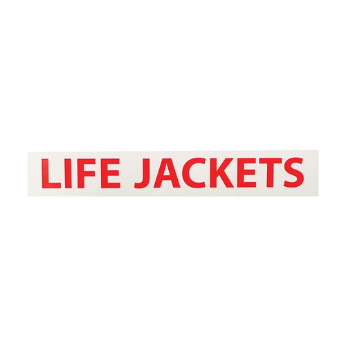 Life Jacket Sticker - BLA 226400 | eBay