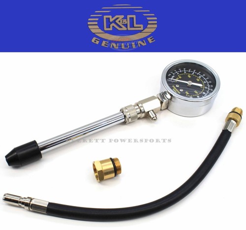 New K&L Brand Engine Compression Tester W/ Flex Drive & 14mm 18mm ...