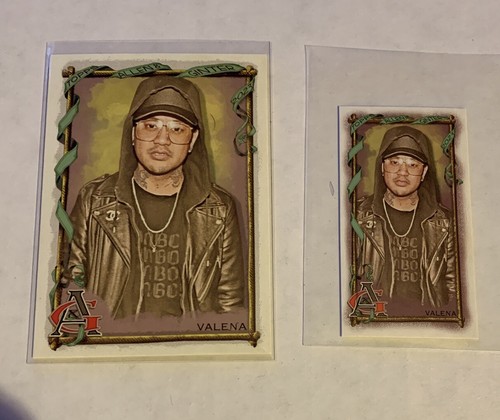 Jonathan Valena 2023 TOPPS ALLEN & GINTER 2 Card Lot Tattoo Artist | eBay