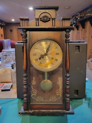 Vintage Centurion 35 Day Wall Clock Tested Works Collectible | eBay