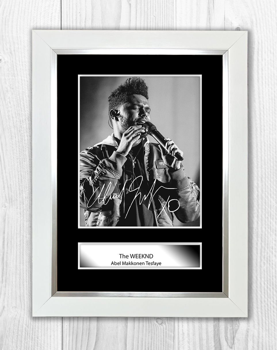 The Weeknd A4 reproduction autograph photograph picture poster choice ...