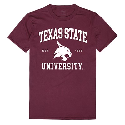 Texas State University Boko the Bobcats NCAA Logo Licensed T-Shirt S ...