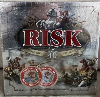 Factory Sealed Hasbro Risk 40th Anniversary Collector's Edition Board ...
