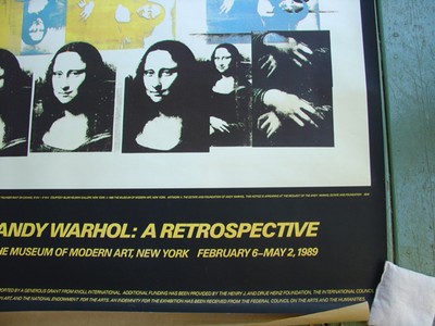 Andy Warhol Mona Lisa 1963