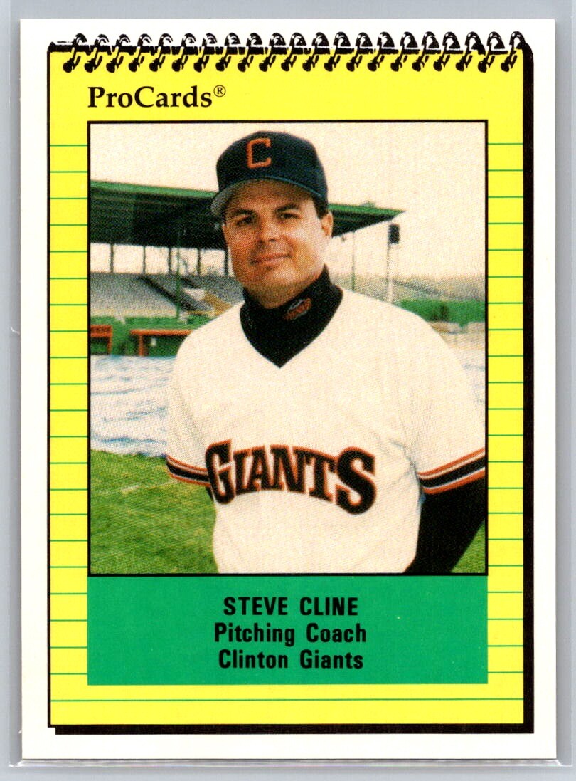 1991 ProCards #853 Steve Cline | eBay