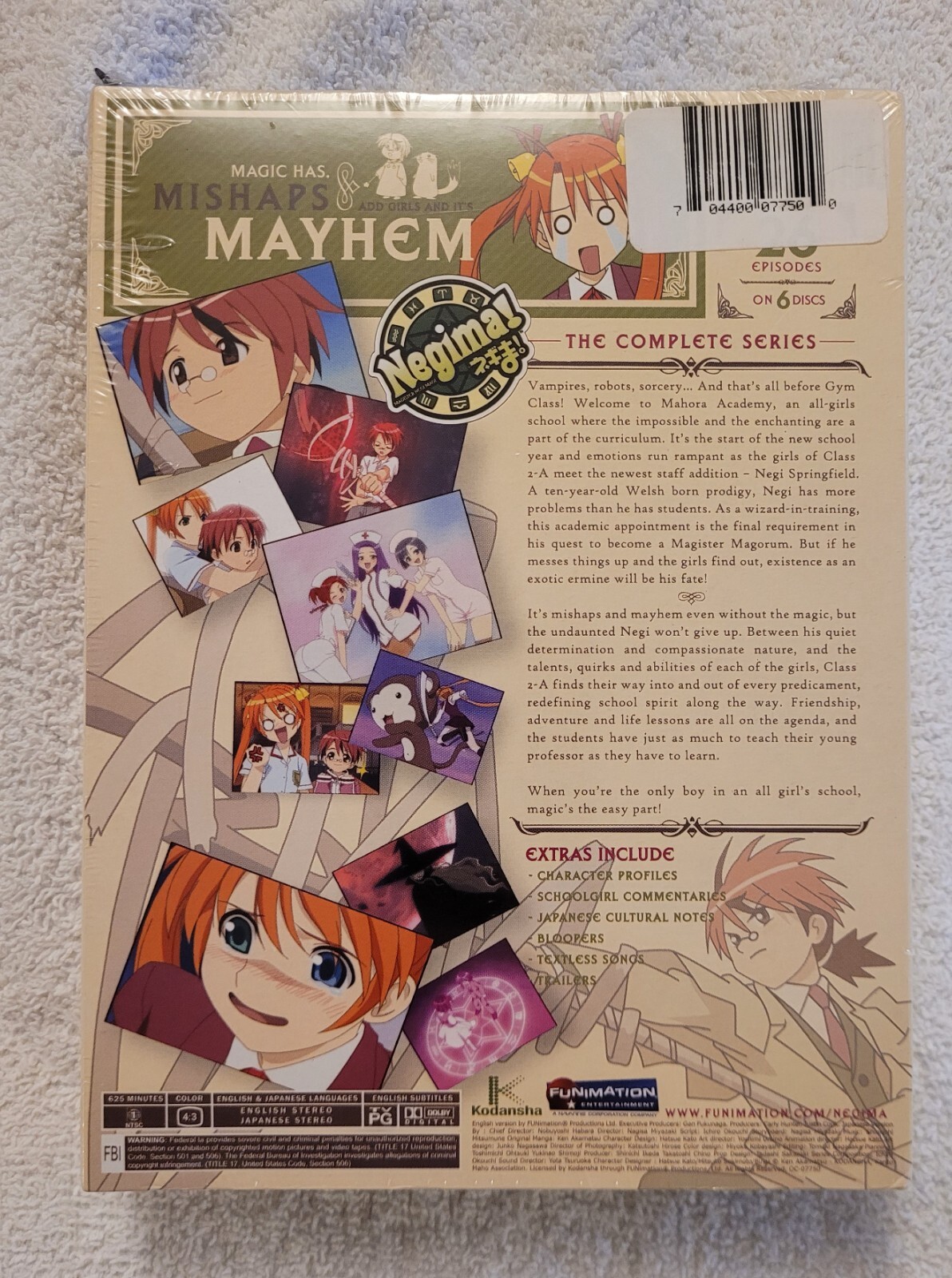 Negima - Box Set (DVD, 2008, 6-Disc Set) for sale online | eBay