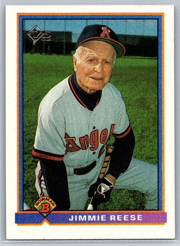 1991 Bowman Jimmie Reese California Angels #186 | eBay
