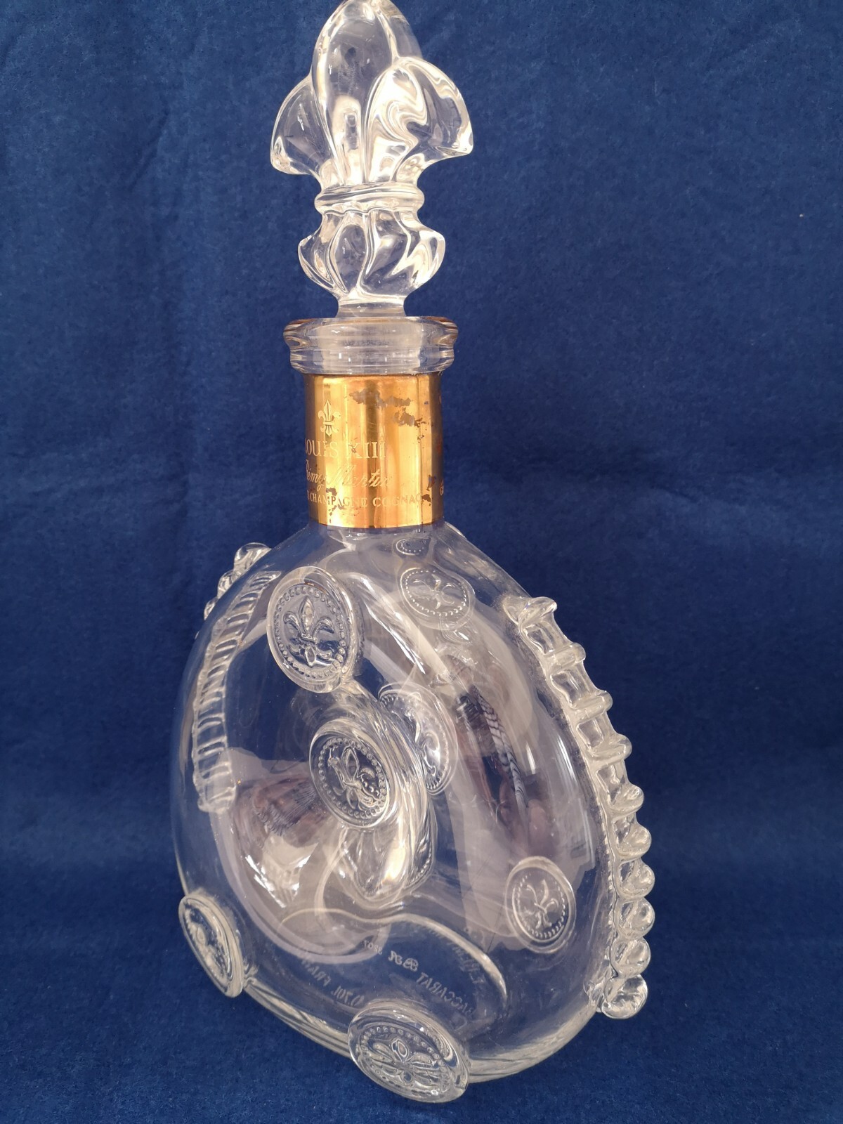 Remy Martin Louis XIII Baccarat Bottle and Stopper Cognac Serial number ...