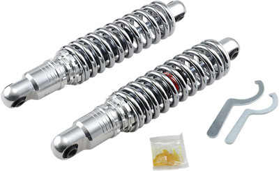 DRAG SPECIALTIES SHOCKS Premium Ride-Height Adjustable Shocks - Chrome ...