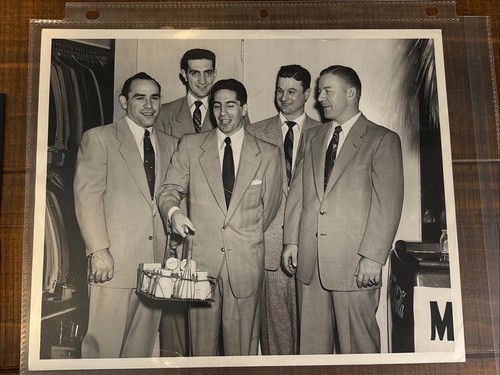 Yogi Berra Phil Rizzuto Wire Photo 1952 George Van Photograph Great ...