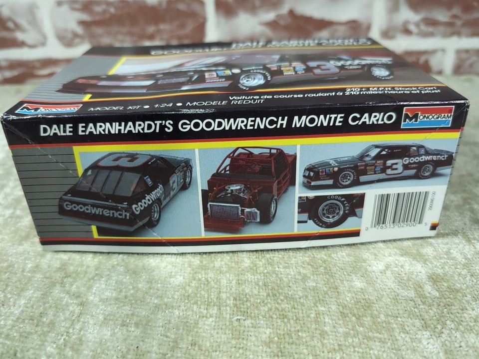Monogram Dale Earnhardt GM Goodwrench Monte Carlo Nascar 1/24 Model Kit ...