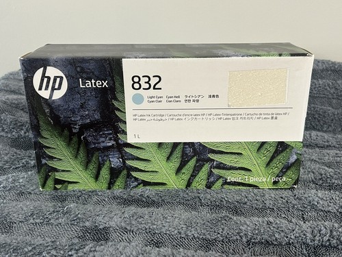 HP 832 1-Liter Light Cyan Latex Ink Cartridge 4UV79A Exp. 2026 New ...