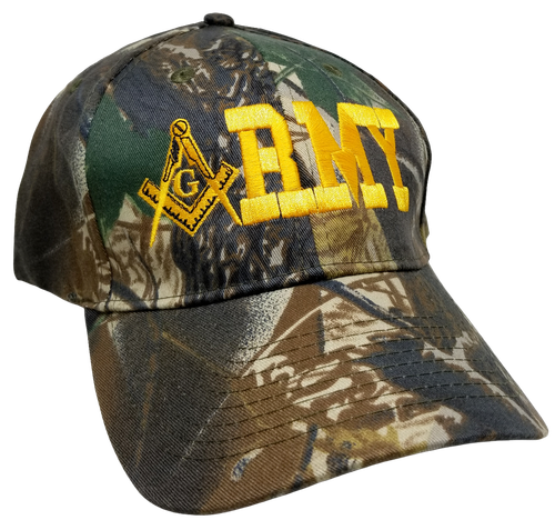 Mason ARMY Baseball Cap Freemasons CAMO Masonic Hat Masons, Compass and ...