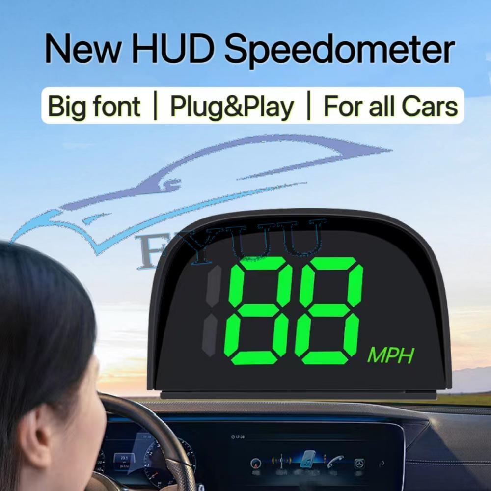 HUD GPS Head Up Display Speedometer Odometer Car Digital Speed MPH ...