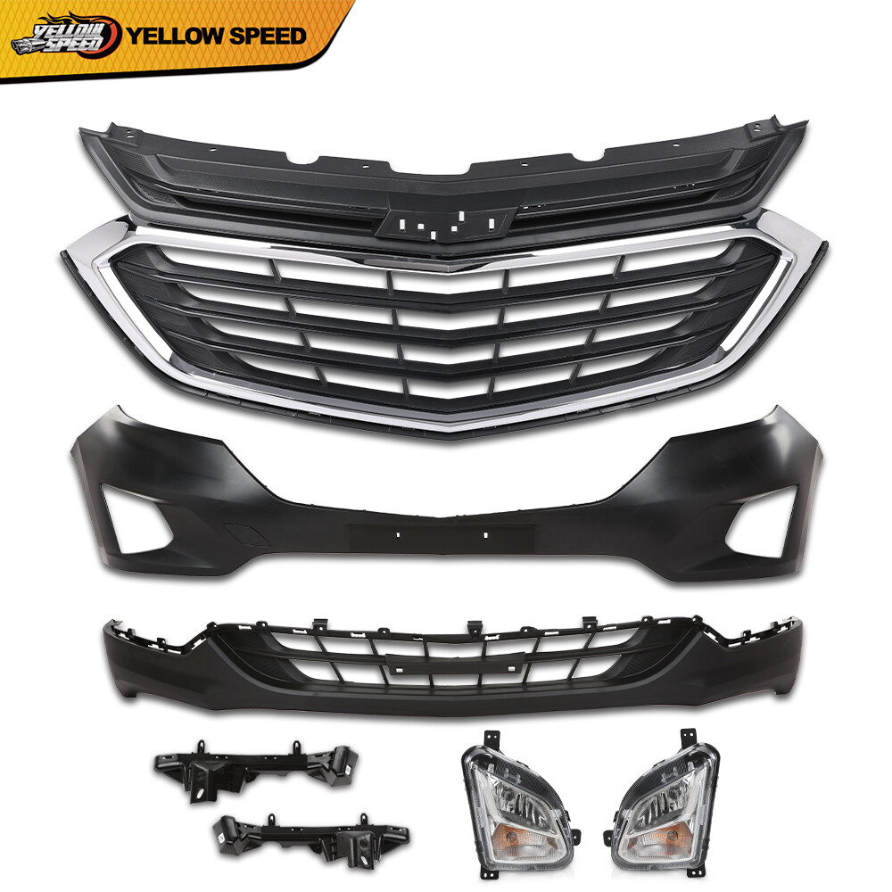For 2018-2021 Chevrolet Chevy Equinox Front Bumper Upper Lower Grill ...