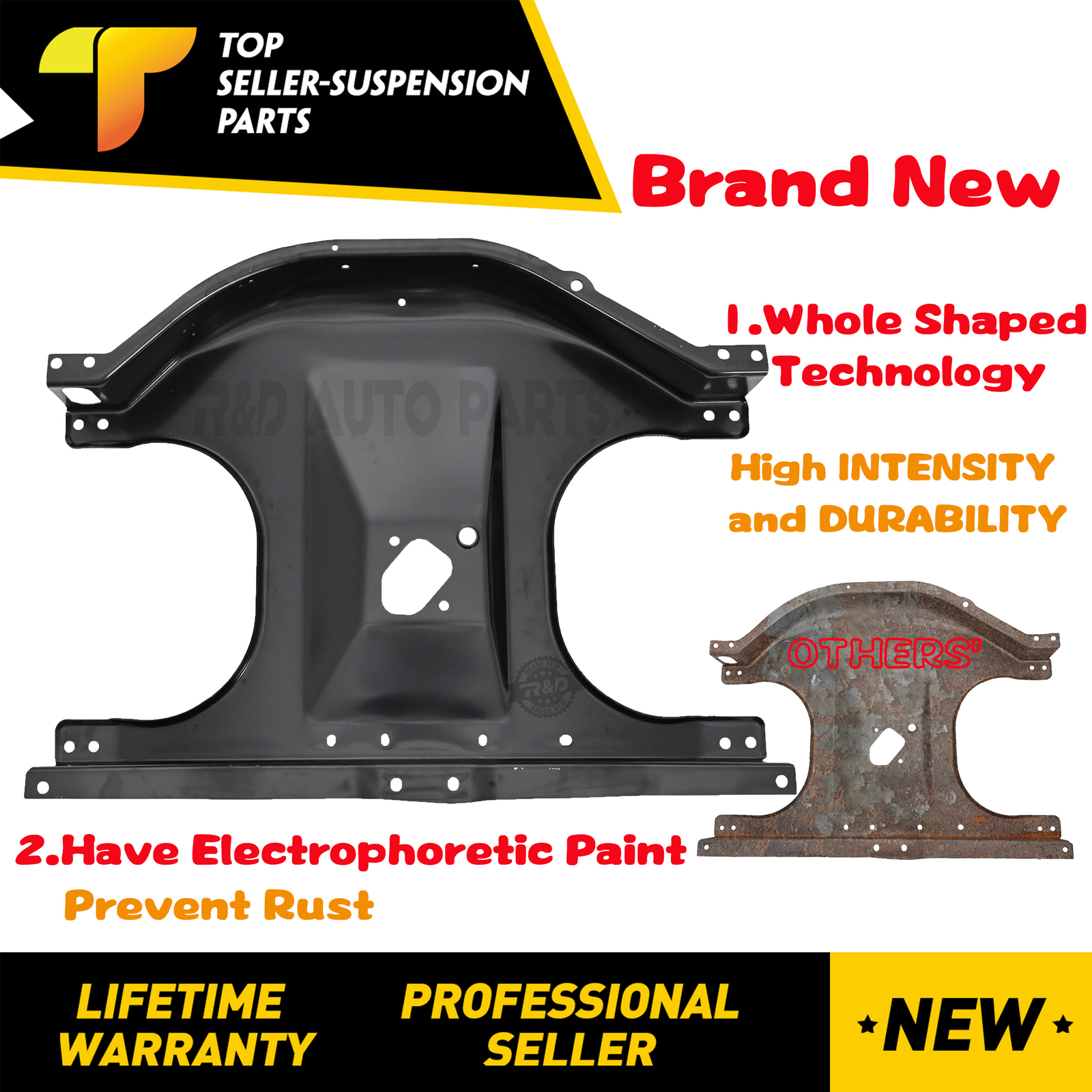 1998-2013 Ford Ranger Rear Crossmember Subframe Spare Tire Carrier ...