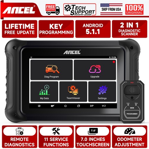 ANCEL DP500 Odometer Correction Mileage Adjust Key Programmer OBD2 ...