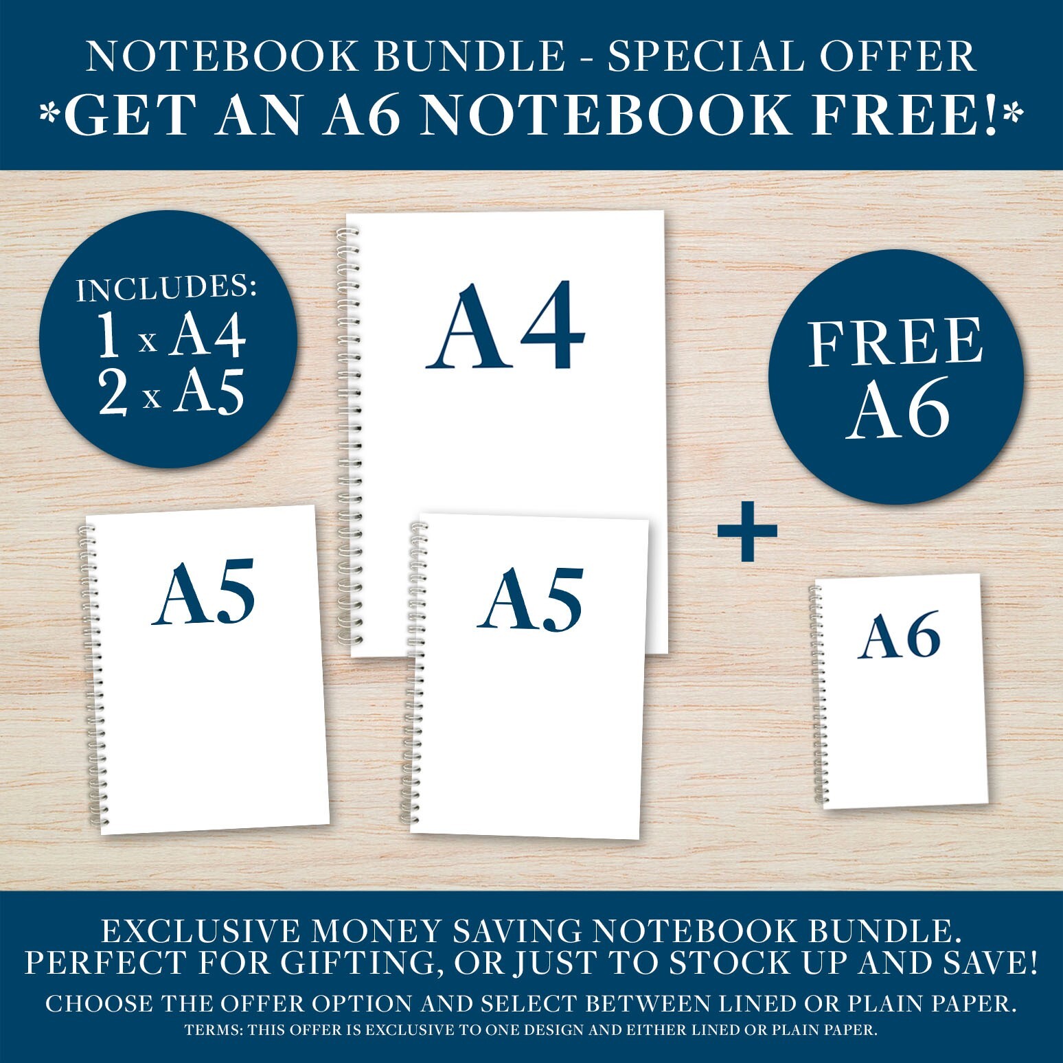 Tabby Cat Spiral Notebook A4 A5 A6 Notepad Lined Ruled Plain Paper ...