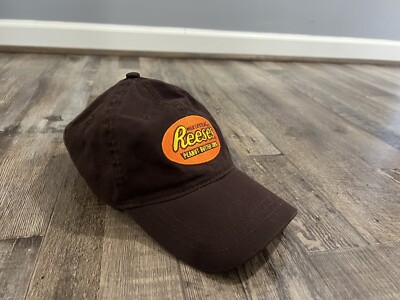 Reeses Milk Chocolate Peanut Buttercups Cap Strapback Brown Orange Logo ...