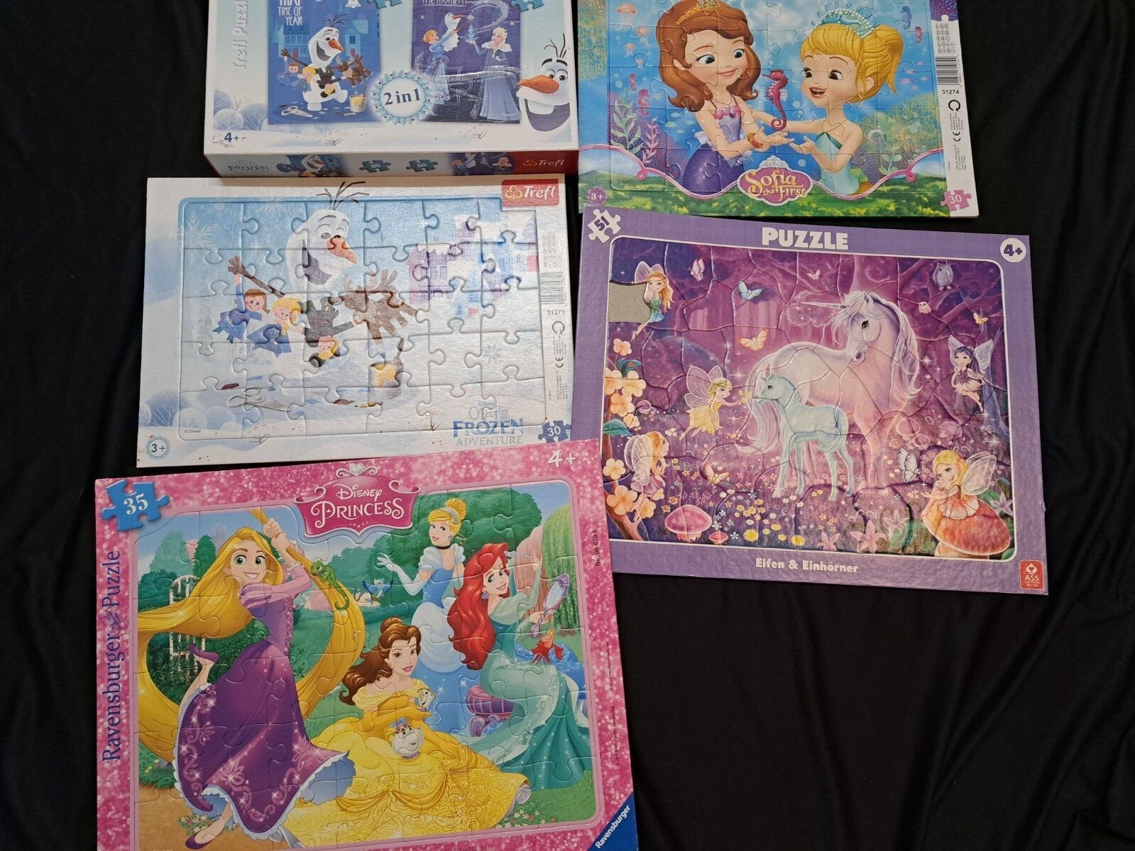 Spielzeug, Kinder, Puzzles, Disney, Sofia, Frozen, Princess, Heidi ...