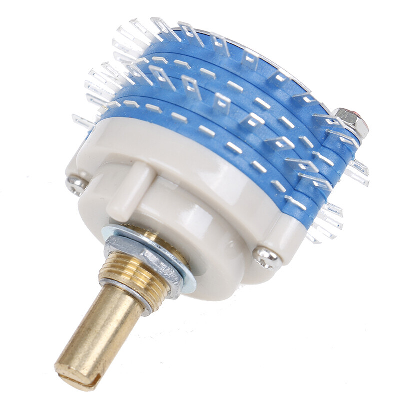 2Pole 24step 2x24 rotary switch attenuator volume control DIY pot ...