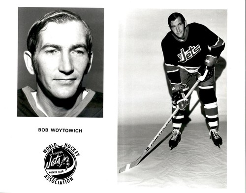 PF4 Original Photo BOB WOYTOWICH 1972-75 WINNIPEG JETS DEFENSE CLASSIC ...