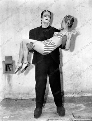 8x10 Print Glenn Strange Jane Randolph Abbott Costello Meet ...