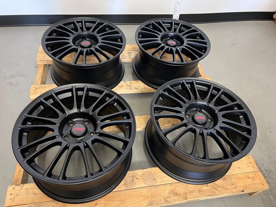 18” OEM Subaru Impreza WRX STI FORGED BBS Black Wheels Rims Factory ...