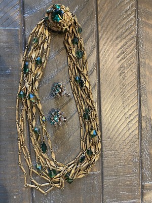 Vintage Unsigned Miriam Haskell Set | eBay