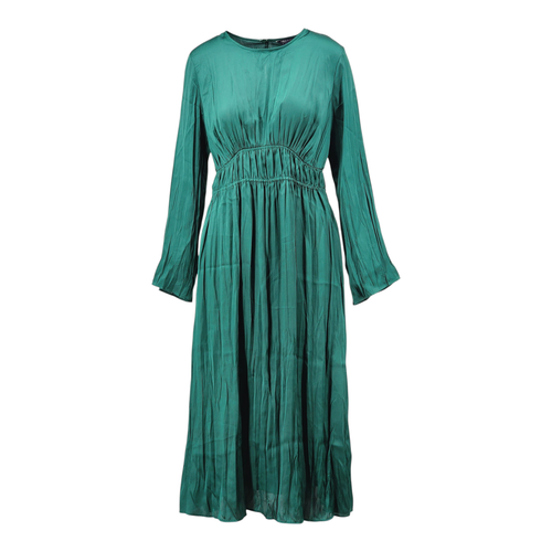 M&S Emerald Green Long Sleeve Midi Womens Dress RRP £49.50 | eBay UK
