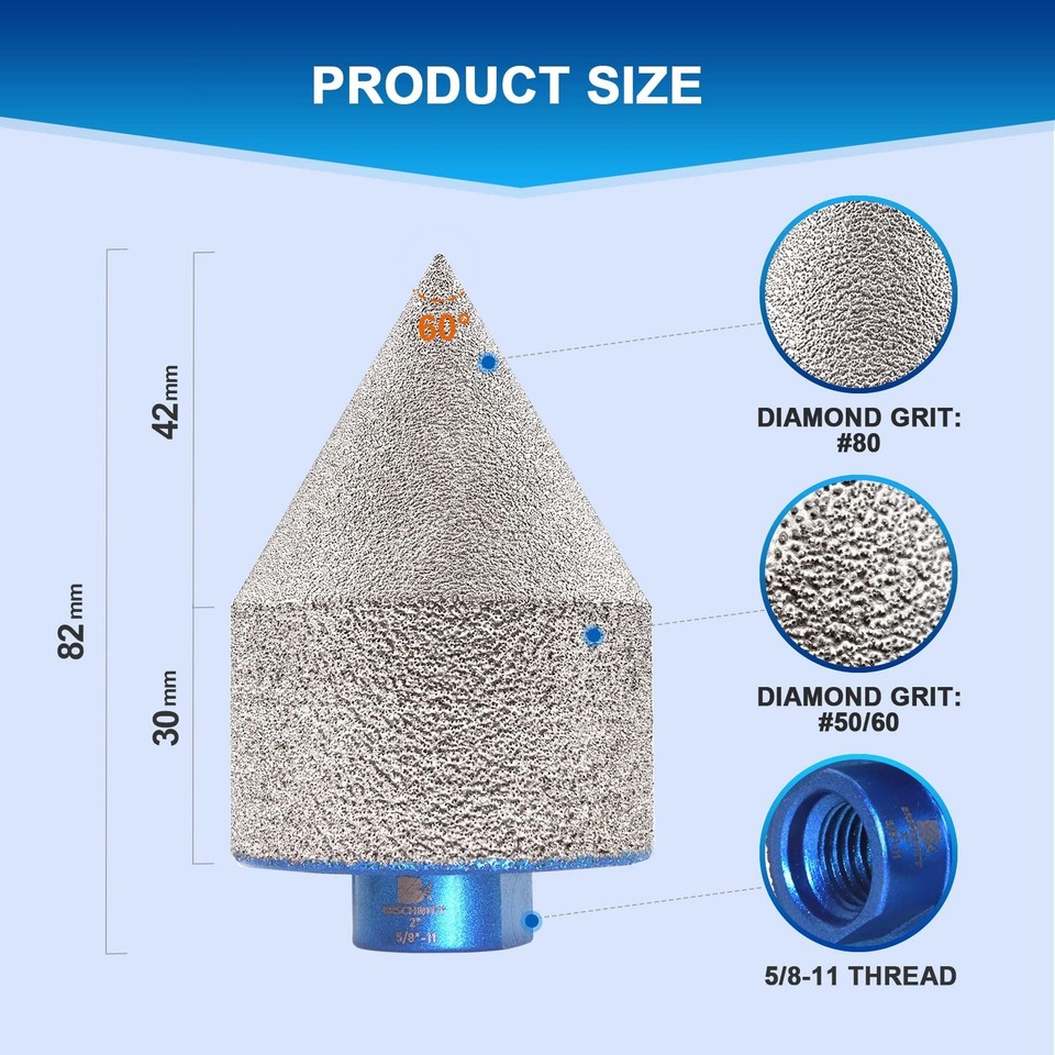 Diamond Beveling Chamfer Bit,Diamond Finger Milling Bits,BRSCHNITT 0-2 ...
